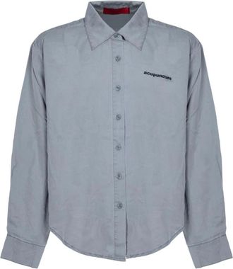 Acupuncture Acupuncture, Homme, Chemises, Gris, Taille: S Chemise &agrave; manches longues