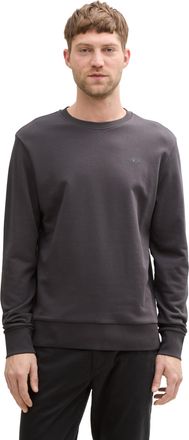 Tom Tailor Basic T-Shirt mit Logo-Stickerei, Sapphire Blue, XXL