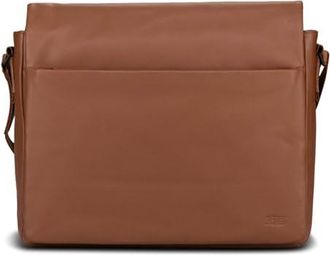 Jost serviette sac &agrave; &eacute;paule bandouli&egrave;re pour ordinateur portable Tromsoe Business Bag Cognac marron clair