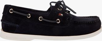 Tommy Hilfiger Mocassins &agrave; lacets en cuir daim