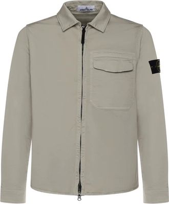Stone Island Homme, Vestes, Gris, Taille: M Light Vestes