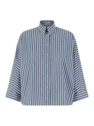 Brunello Cucinelli Chemise - Bleu Clair