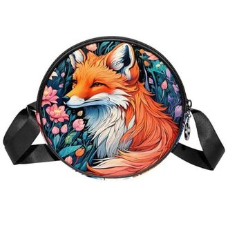 Generic Sac &agrave; bandouli&egrave;re Circle pour femme, petit sac &agrave; bandouli&egrave;re avec fermeture &eacute;clair, bretelles r&eacute;glables, sac &agrave; main rond d&eacute;contract&eacute; pour femmes et fi