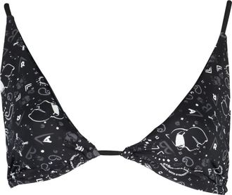 Karl Lagerfeld Femme, Maillots de bain, Noir, Taille: 36 FR Triangle Swimsuit
