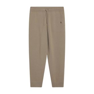 Burberry Femme, Pantalons, Brun, Taille: 44 FR Monogram Detail Knit Track Pants