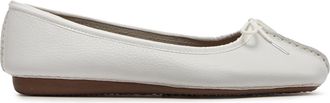 Clarks Ballerinas Clarks Freckle Ice 203544554 Wei&szlig;