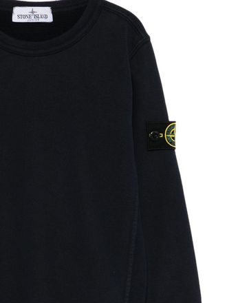 Stone Island Boys Sweatshirt Junior Blue Cotton Hoods & Sweatshirts
