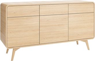 Vente-Unique Sideboard mit 3 T&uuml;ren & 3 Schubladen - Holzfarben - JALEMO