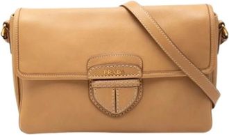Prada Sac bandouli&egrave;re vintage Pre-owned - Femme - Pre-owned - Beige - Taille: ONE Size