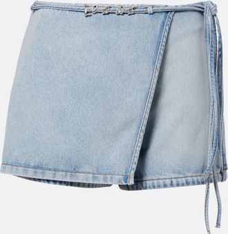 Loewe Jupe-short Paulas Ibiza en denim