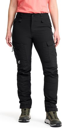 RevolutionRace Damen RVRC GP Pants, Hose zum Wandern und für viele Outdoor-Aktivitäten, Black, XL
