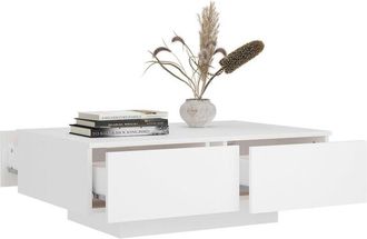 Les Tendances Table basse blanche 90x60x31 Leva