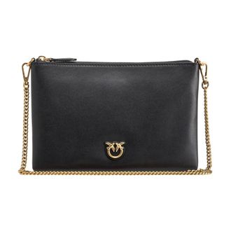 Pinko Pinko, Femme, Sacs, Noir, Taille: ONE Size Borsa a tracolla flat