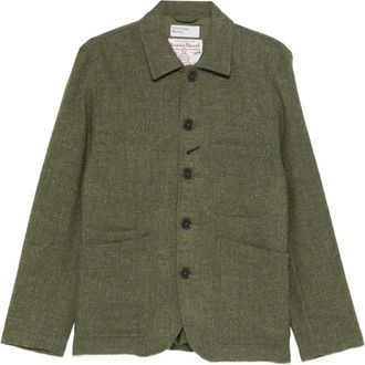 Universal Works veste Bakers Chore - Vert