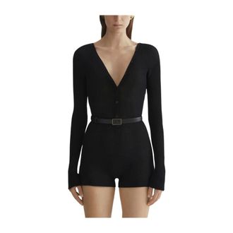 MUGLER Damen, Jumpsuits & Playsuits, Schwarzk, MGr&ouml;&szlig;e