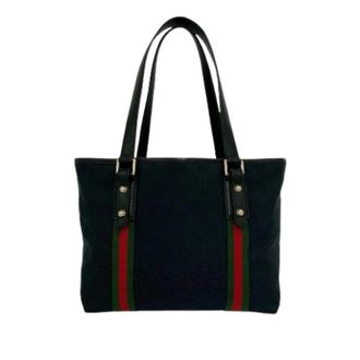 Gucci Pre-owned Canvas Tote Bag - - Pre-owned - Damen - Schwarzk - ONE SIZE
