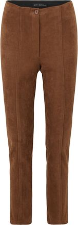 Betty Barclay Damen Basic-Hose Slim Fit 42, Classic Nougat