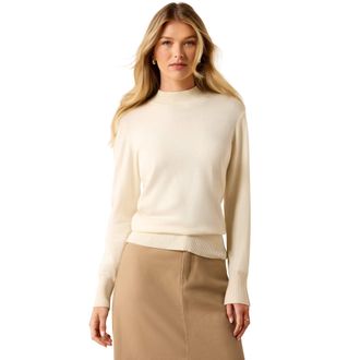 Ariat Womens Coney Sweater Long Sleeve in Antique White, Size X-Large, by Ariat
