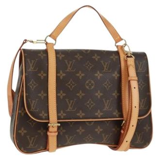 Louis Vuitton Sac &agrave; main en toile Pre-owned - Femme - Pre-owned - Brun - Taille: ONE Size