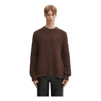 Maison Margiela Round-Neck Strickwaren - - Knitwear - Herren - Braun - XL