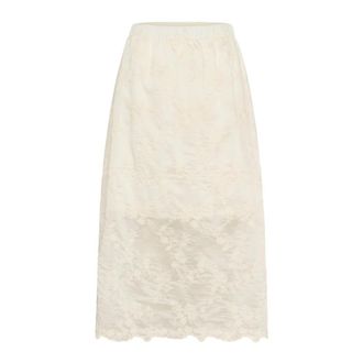 Saint Tropez Midi-R&ouml;cke - - Skirts - Damen - Beige - 2XL
