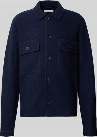 Selected Regular Fit Hemdjacke aus reiner Wolle Modell NEALY