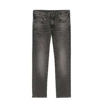 R13 Femme, Jeans, Noir, Taille: W28 Boy Straight Jean