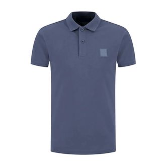 Stone Island Homme, Tops, Bleu, Taille: XL Ghost Cotton Piqu&eacute; Polo