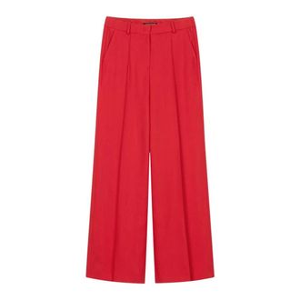 Luisa Cerano Extended Gabardine Hose - - Trousers - Damen - Rot - XL