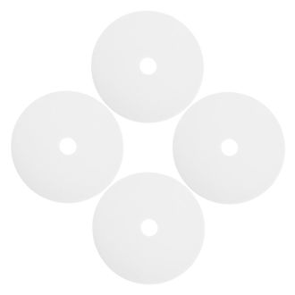 Lurrose 4 Stück Toilettenbürsten Ersatzteile Antiodor Abdeckung für Wc Bürstenköpfe Passend Langlebig Einfach zu Wechseln Geruchsbarriere für Frischen Badekom