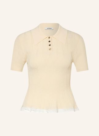 Sandro Sandro Strick-Poloshirt gelb