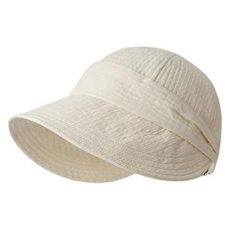 Generic Chapeaux de soleil pour femmes Protection UV, chapeau large bord solaire - Chapeau de protection UV &agrave; large ceinture,Casquette pliable r&eacute;glable respir