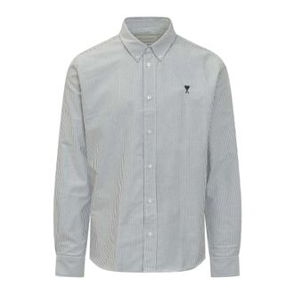 Ami Homme, Chemises, Blanc, Taille: 2XL Contrasted ADC Classic Shirt