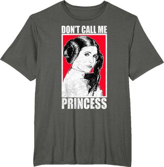 Star Wars Leia Nenn mich nicht Prinzessin -Poster T-Shirt
