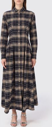 MC2 Saint Barth Midi-Hemdblusenkleid aus Viskosemischung mit klassischem Kragen