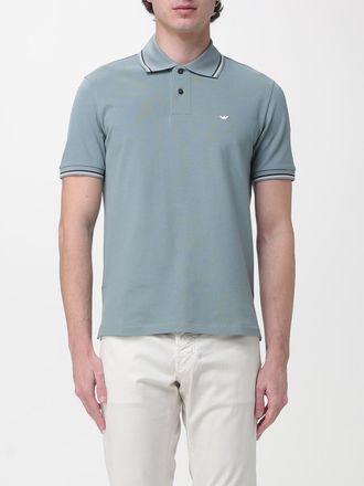 Emporio Armani Polo EMPORIO ARMANI Homme couleur Bleu Azur