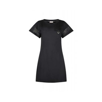 Liu Jo Femme, Robes, Noir, Taille: 40 FR Robe courte avec d&eacute;tails en dentelle