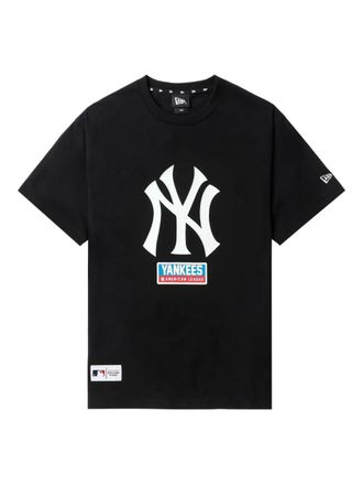 New Era t-shirt à logo imprimé - Noir