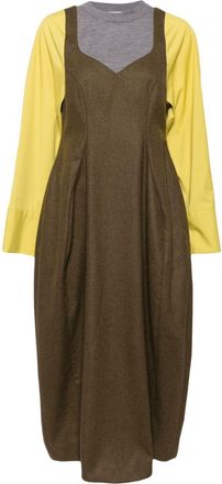 Enfold Langärmeliges Maxikleid - Braun