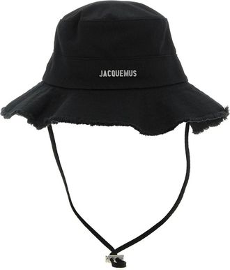 Jacquemus unisex, Accessoires, Noir, Taille: 60 CM Le Bob Artichaut Bucket Hat