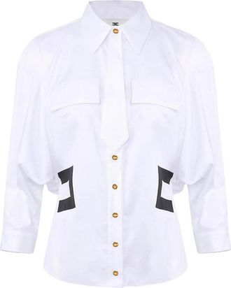 Elisabetta Franchi Chemise - Blanc