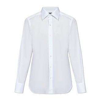 Tom Ford Homme, Chemises, Blanc, Taille: 2XL Chemise Classique