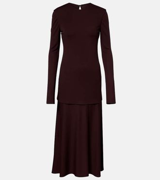 Jil Sander Maxikleid aus Jersey