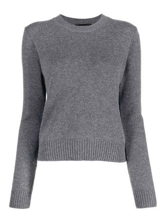 Lisa Yang Pull Col Rond - Gris