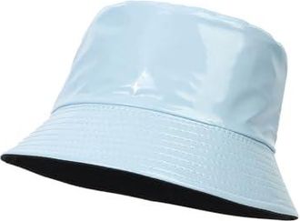Generic Chapeau bob hommes 58 couleur cuir double chapeau de p&ecirc;cheur chapeau de bain de soleil dext&eacute;rieur chapeau de bain pliable chapeau de voyage hommes mul