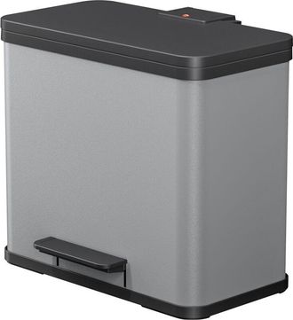 Hailo Collecteur de d&eacute;chets &agrave; p&eacute;dale &Ouml;ko, duo Plus L
