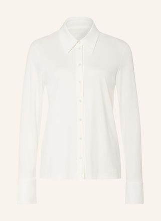 Marc Cain Hemdbluse Aus Jersey weiss