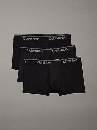 Calvin Klein 3er-pack Hüft-shorts - Micro Stretch - B- Beau Bl, F Mauve, Saharah Sn Wbs - Herren - L