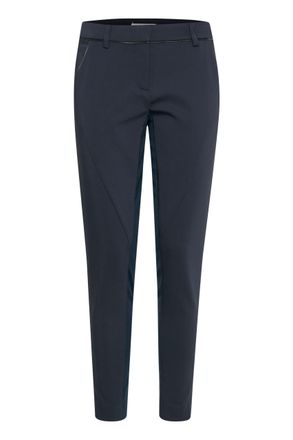 Fransa FRZacity Damen Chinohose Stoffhose Chino mit Stretch Casual Fit Mid Waist, Gr&ouml;&szlig;e:38, Farbe:(NOOS) Dark Peacoat (60468)