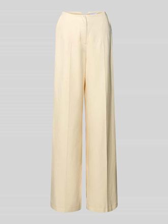 Jake*s Wide Fit Stoffhose mit B&uuml;gelfalten
